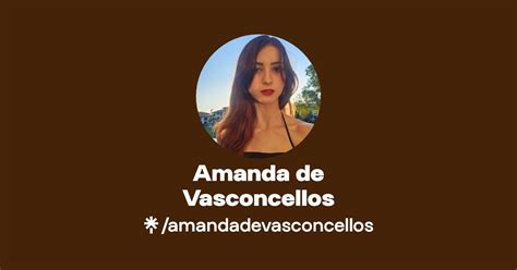 Amanda De Vasconcellos Instagram Tiktok Linktree