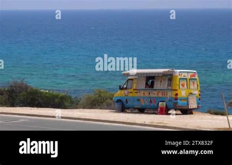 Cream And Blue Vintage Bus Stock Videos And Footage Hd And 4k Video