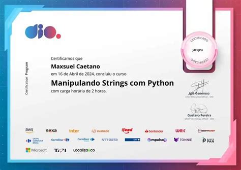 Manipulando Strings Com Python Maxsuel Caetano