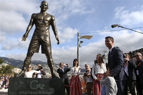 Cristiano Ronaldo Statue Madeira Airport Cristiano Ronaldo Statue Ace Unveils Shocking Bust As