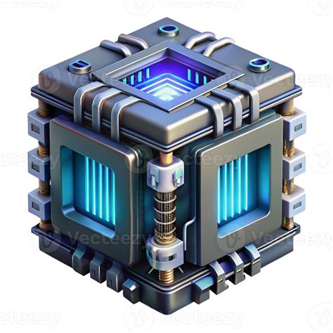 Elegant Modern Isometric Projection Of A Complex Modular Building System Vibrant Colors