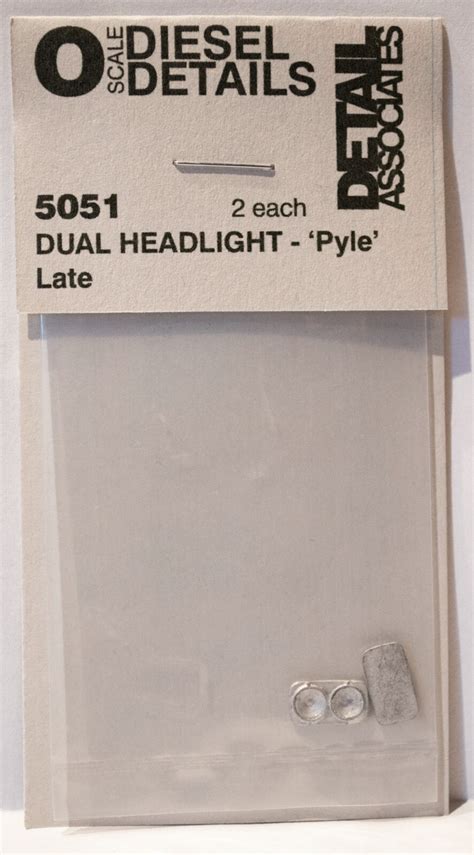 Detail Associates 5051 Pyle Dual Headlight Pewter Pkg2 Ebay