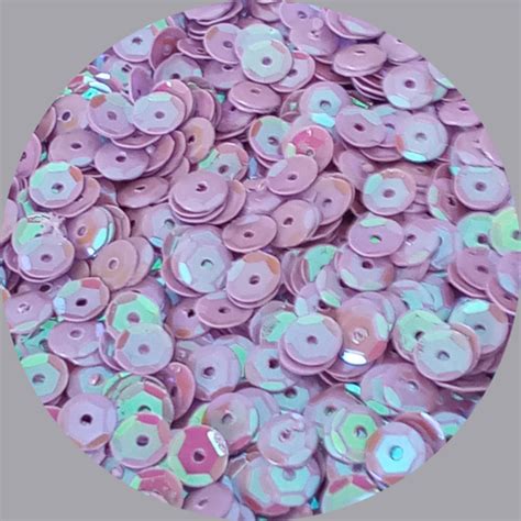Limited Edition 5mm Lilac Pearl Cup Sequins X 150 Sequin World