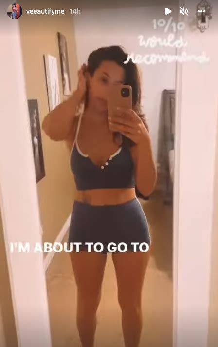 Teen Mom Star Vee Rivera Goes Braless In Tiny Pajama Shorts And Tank
