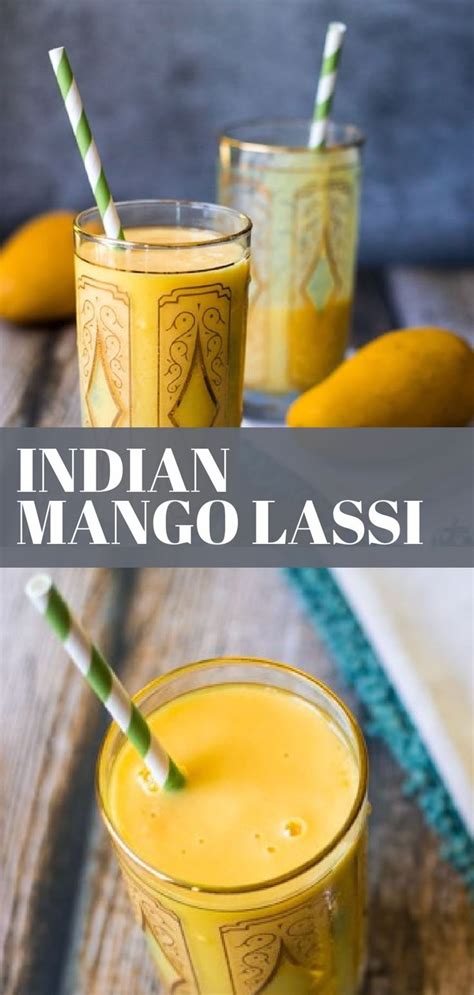 Indian Mango Lassi Drink Recipe Creamy And Delicious