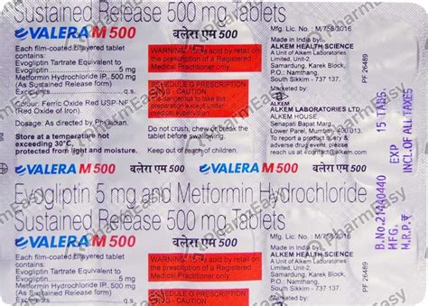 Buy Valera M 500mg Strip Of 15 Tablets Online At Flat 15 Off Pharmeasy