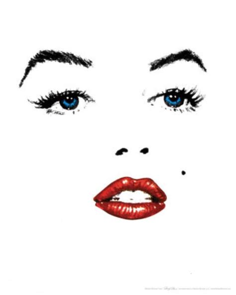 Marilyn Monroe Lips Drawing Free Download On Clipartmag