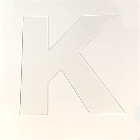 Large Letter K Stencil Etsy