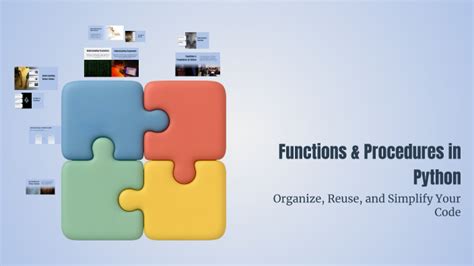 Functions And Procedures In Python By Mohamad Haki On Prezi