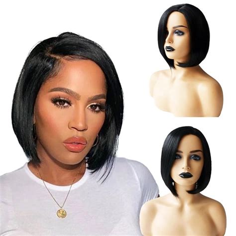 12inch Bob Wig Hair Bob Lace Front Wigs Short Straight Frontal Wigs
