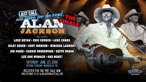 Alan Jackson To Play Final Show At Nissan Stadium With Star Studded Lineup