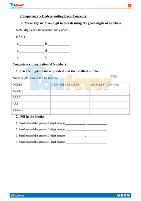 Cbse Class 4 Maths Printable Worksheet In Pdf