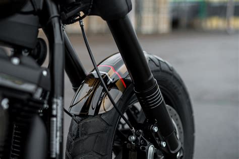 Killer Custom Lower Fork Covers In Gloss Black For Harley Davidson 2019 2020 Softail Fxdrs