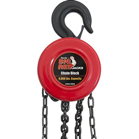 Big Red 3 Ton Chain Hoist Tr9030 The Home Depot