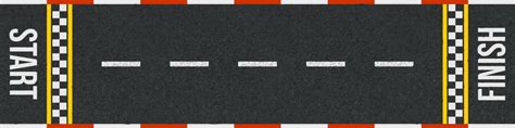 Top View Of Race Track With Start And Finish Line 13867920 Vector Art