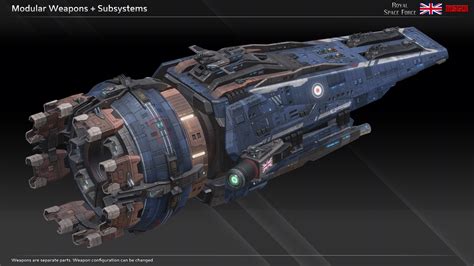 3d Model Rsf Spaceship Victory Class Battleship Vr Ar Low Poly