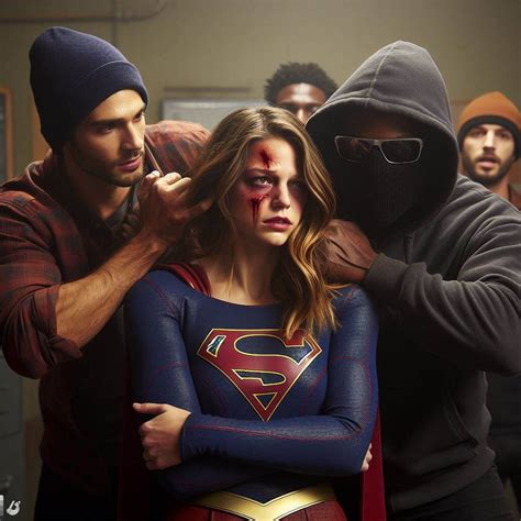 Supergirl Vs Angry Gang By Hoffman666 On Deviantart
