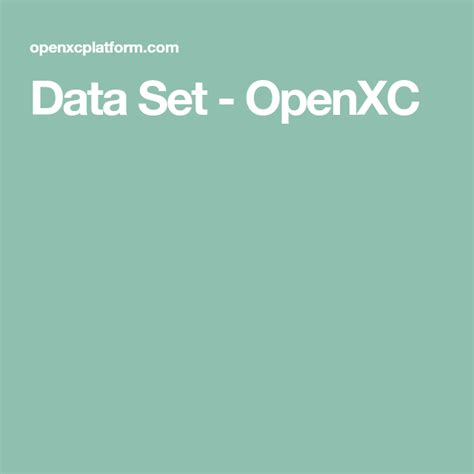 Data Set Openxc Data Positivity