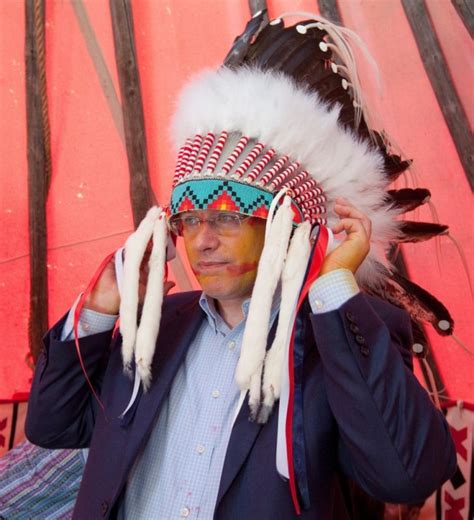 Canadian Pm Named Honorary Indian Chief