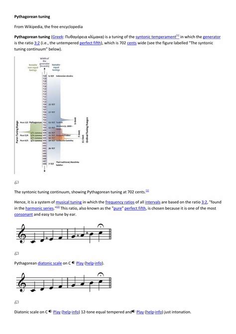 Pdf Pythagorean Tuning Dokumentips