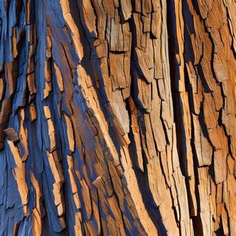A Digital Interpretation Of A Tree Bark With Intricate Patterns And