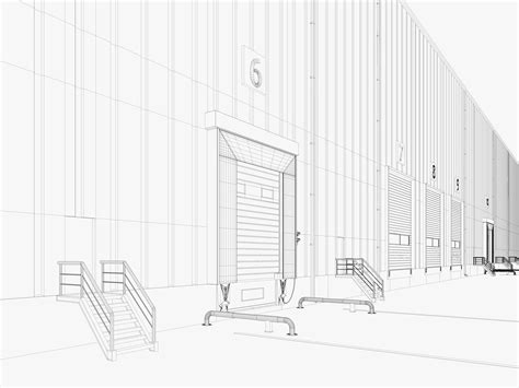 Warehouse Logistic 6 Interior And Exterior 3d Model Cgtrader