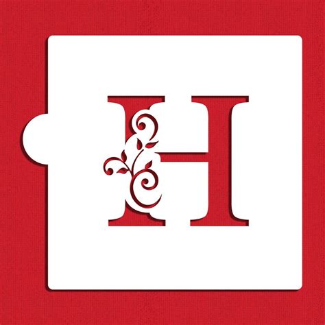 3 5 Inch Ornate Monogram Cake Stencil C1082 By Designer Stencils Stencils For Royal Icing