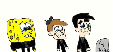 Spongebob Timmy And Dan Mourn Stephen Hillenburg By Simpsonsfanatic33 On Deviantart