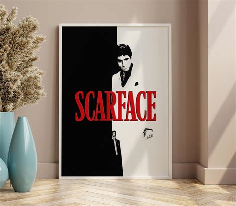 Scarface 1983 Movie Poster Brian De Palma Al Pacino Michelle