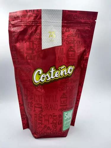 Café Costeño Con Azúcar 500g Tueste Ligero Bolsa Resellable Mercadolibre