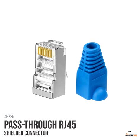 Pass Through Shielded Rj45 Connector