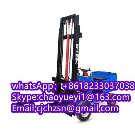 Factory Price Electric Hydraulic Forklift 1 Tons Stacker Small Loading