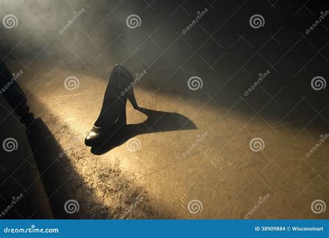 High Heel Shoe With Cute Inspiration And Funny Quotation Stock Image