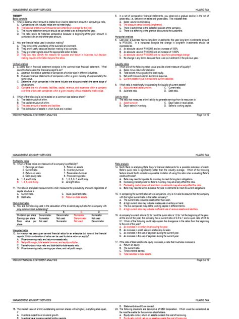 Zmsq 07 Financial Statement Analysis Pdf Equity Finance Dividend