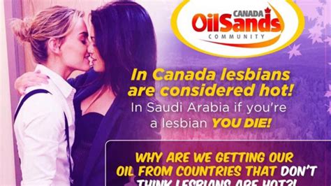 Buy Canadian Oil If You Love Hot Lesbians Says Lobbyist