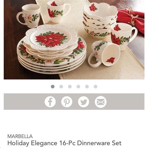 Princess House Kitchen Marbella Holiday Dish Set Princess House