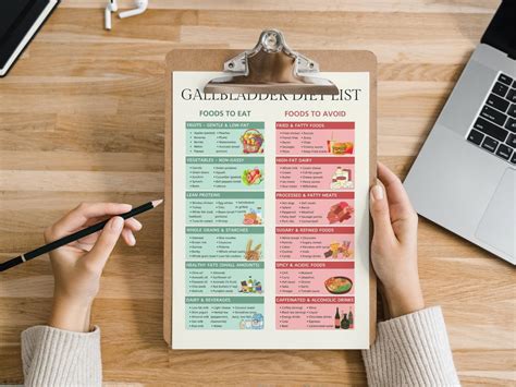 Gallbladder Diet List Printable Low Fat Gallbladder Foods Chart