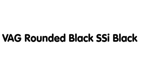 Vag Rounded Black Ssi Black
