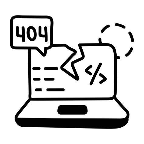 Trendy Broken Code 20127566 Vector Art At Vecteezy