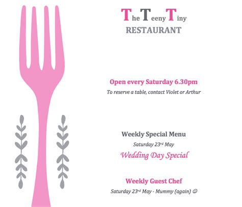 The Teeny Tiny Restaurant The Teeny Tiny Restaurant Facebook