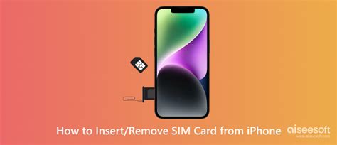 Insert Or Remove Sim Card On Iphone Easily With Tips And Tricks