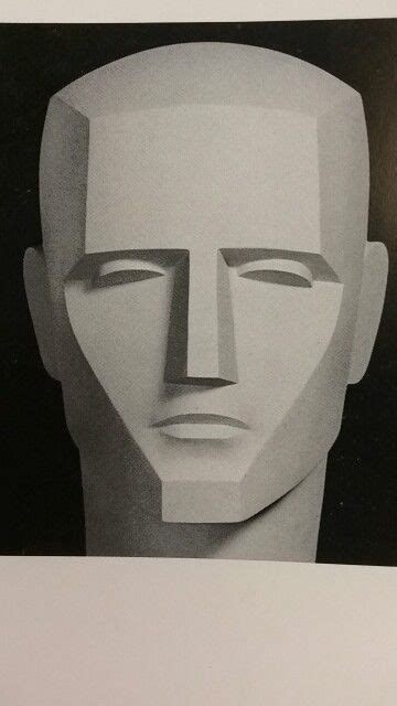 Simplified Face Planes Anatomy Sculpture Geometric Face Anatomy Art