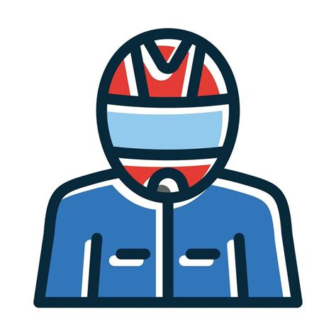 Driver Vector Thick Line Filled Dark Colors 33345276 Vector Art At Vecteezy