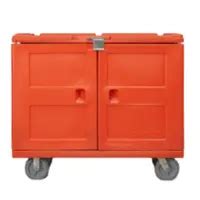 Cooks Rhino Tray Delivery Cart Orange
