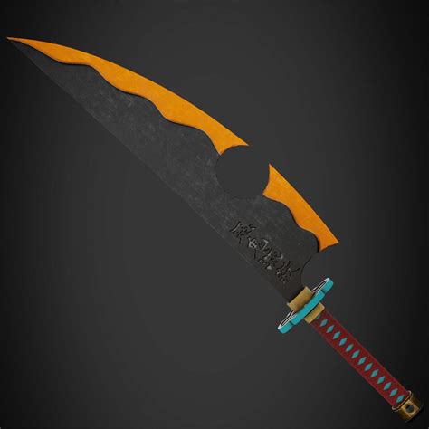 Tengen Uzui Dual Nichirin Cleavers For Cosplay 3d Model 3d Printable