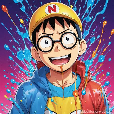 Nobita With Stylish Drip Stable Diffusion Online
