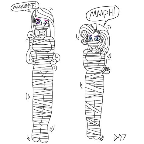 Mummified Cadence And Rarity By Tenorjoane On Deviantart