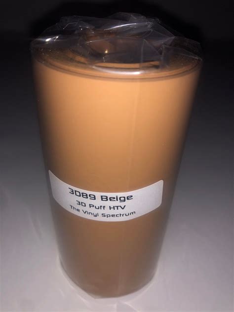 3d89 Beige Siser Easy Puff Sample Roll