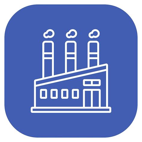 Premium Vector Factory Pollution Vector Illustration Style