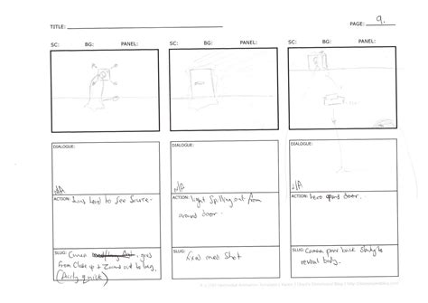 Masters Blog Alternative Animatic Storyboard